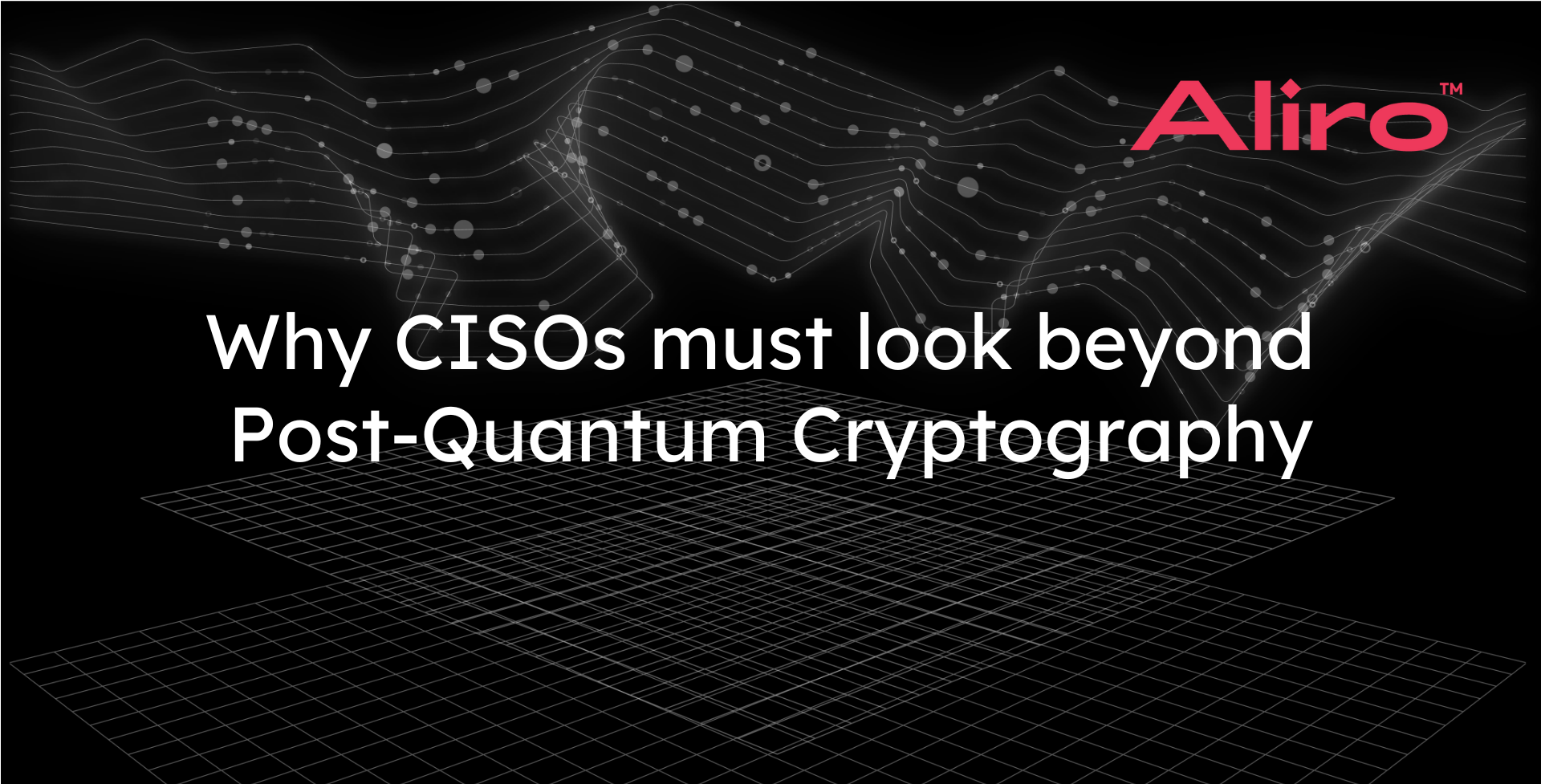 Why CISOs must look beyond Post-Quantum Cryptography